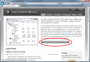 Open Hardware Monitorの紹介 – 水玉製作所